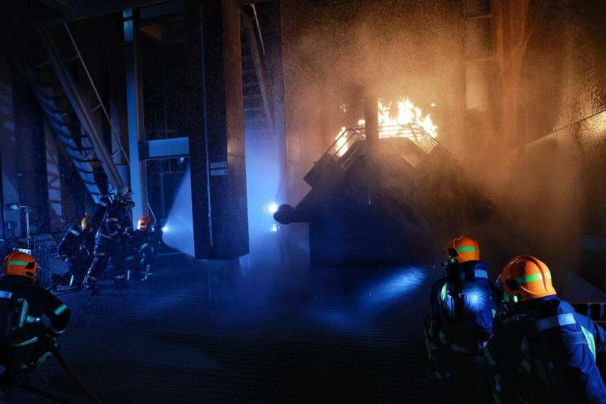 NSFs fight live fire as part of SCDF’s firefighting training | The ...