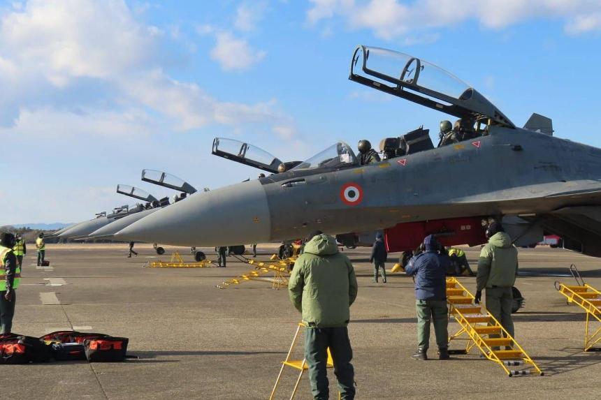 Japan, India start first joint fighter jet drill | The Straits Times