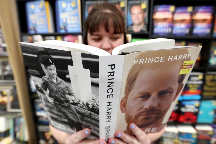 Prince Harry tell-all book Spare sells record 1.4m copies on day one ...