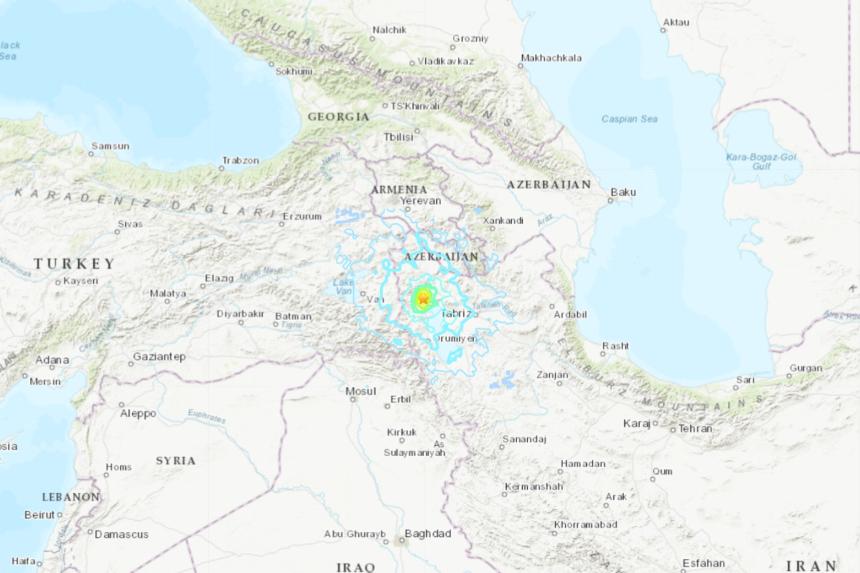 5.8 magnitude quake injures at least 70 in Iran | The Straits Times