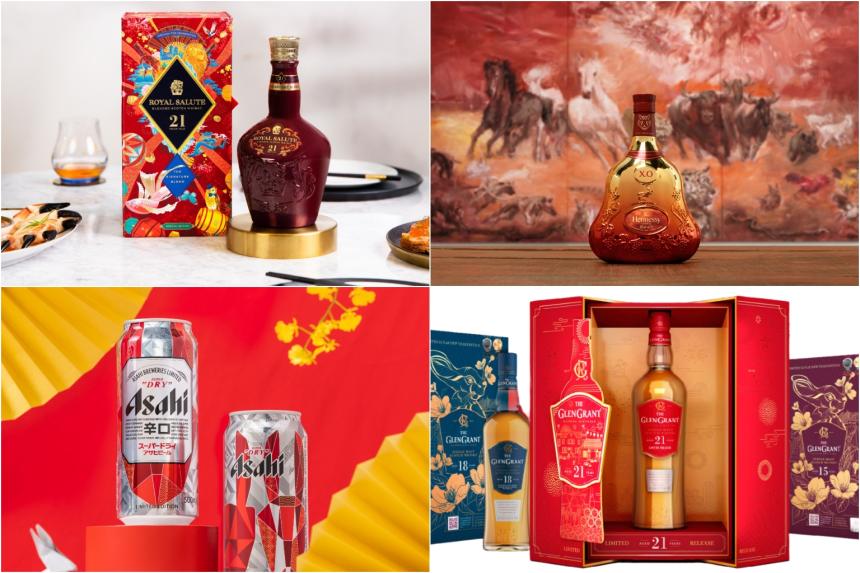 Alcohol brands don festive packaging to welcome the Year of the Rabbit ...