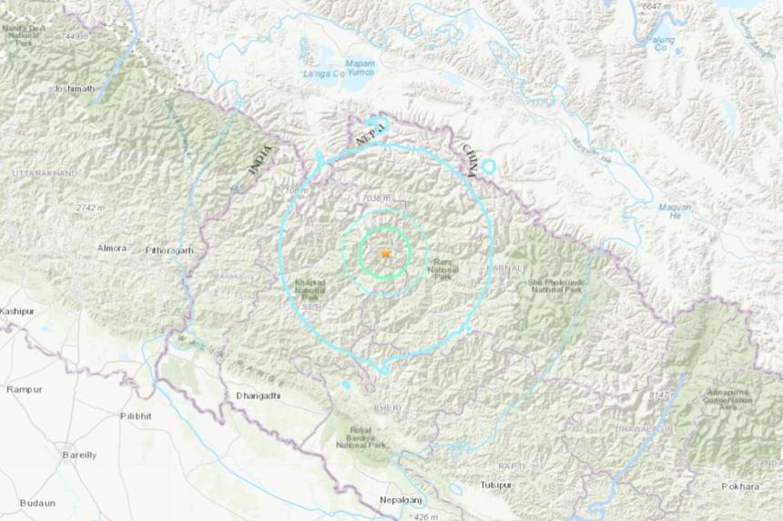 Earthquake in Nepal kills at least 1, sends tremors as far as New Delhi ...