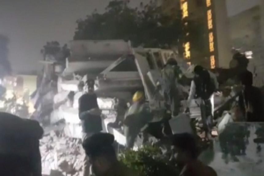 12 rescued after apartment block collapses in India; more feared ...