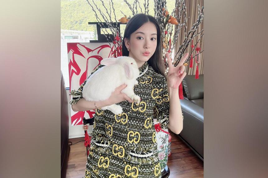 Actor Aaron Kwok’s wife Moka Fang sparks pregnancy speculation | The Straits Times