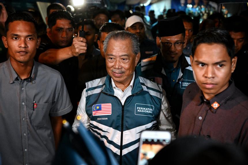 Malaysia’s former PM Muhyiddin’s party accounts frozen by graft buster | The Straits Times