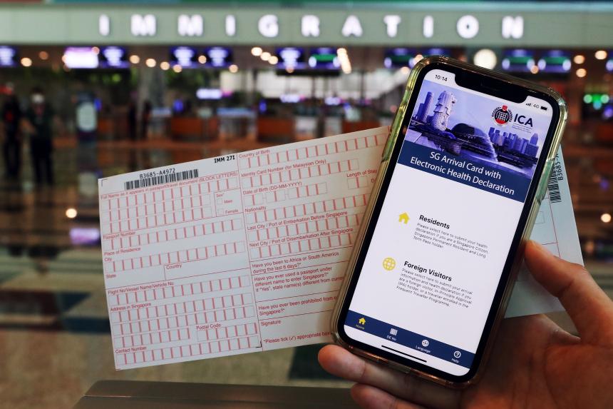 SG Arrival Card will be a permanent feature to guard against importing ...