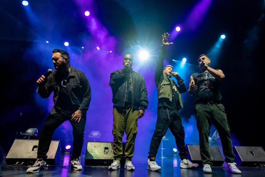 Concert review: British boy band Blue turn back time for fans in ...