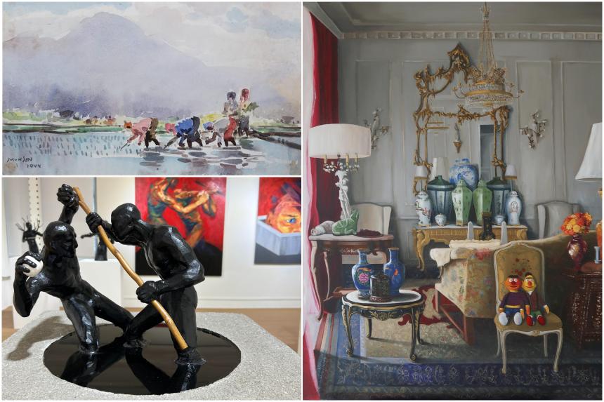 Arts Picks: Art exhibitions featuring works about life in early and ...