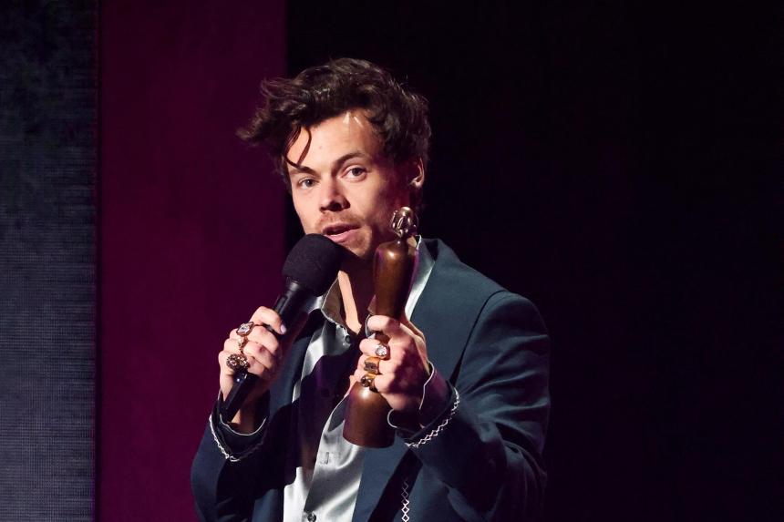 Harry Styles sweeps board at Brit Awards, acknowledging 'privilege ...
