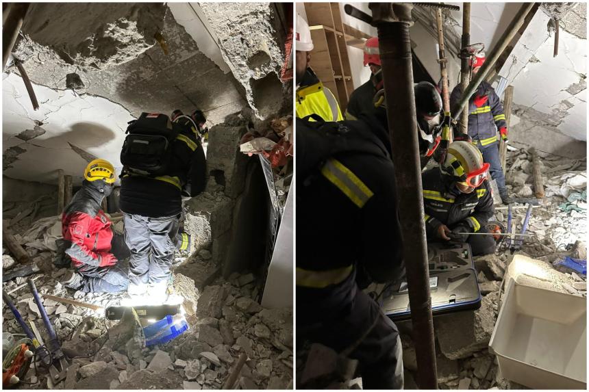 SCDF’s Operation Lionheart team rescues man from earthquake rubble in ...