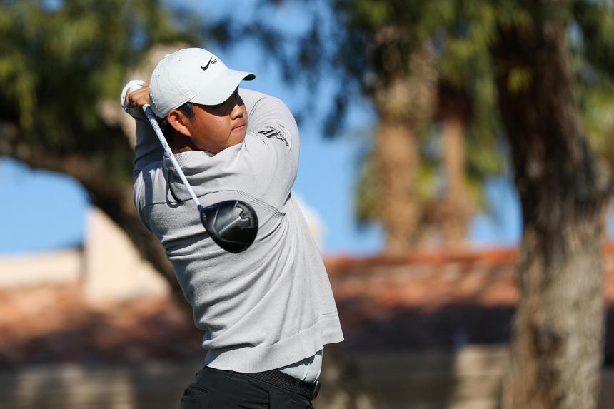 Golf: From outside the ropes as a fan, Tom Kim is now living a dream at ...