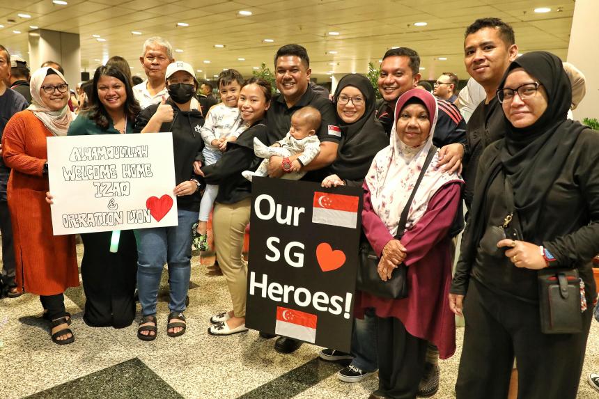 68 SCDF officers returning from rescue mission in quake-hit Turkey ...