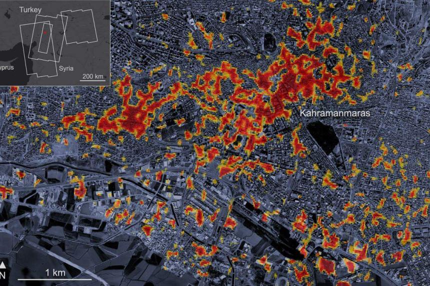 NTU scientists create proxy maps of damage from Turkey-Syria quake to ...