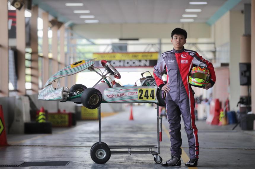 Motor racing: Best in both worlds, Dillan Tan, 14, excels in sim and go ...