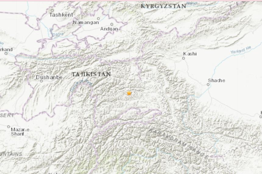 China reports magnitude-7.2 earthquake in Xinjiang near border with ...