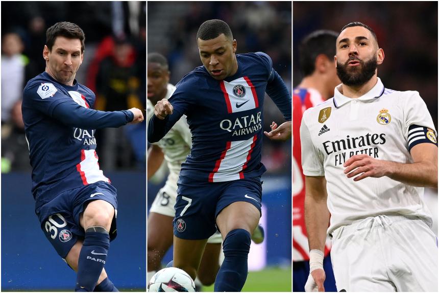 Football: Messi, Mbappe and Benzema up for Fifa Best award | The Straits Times