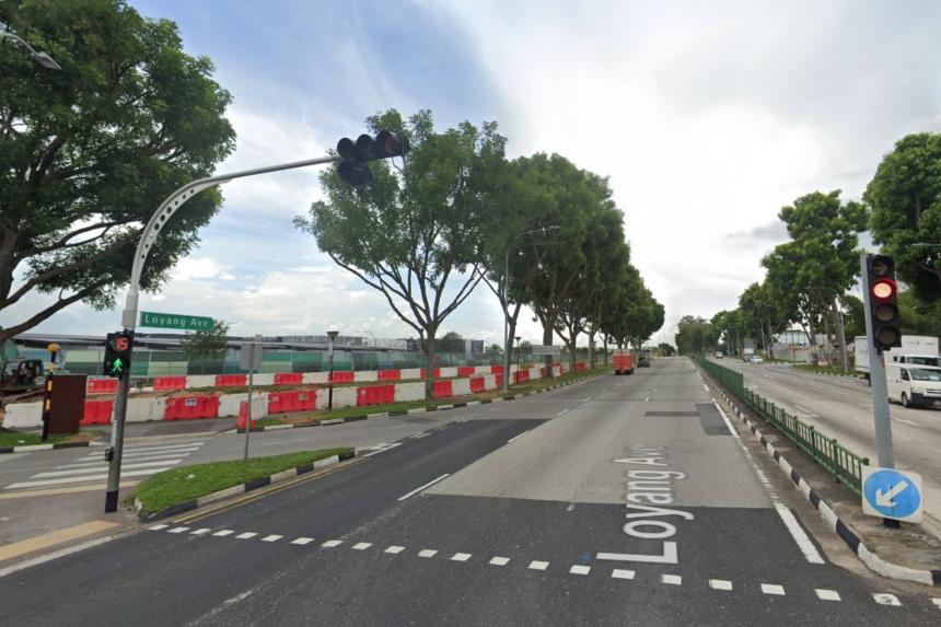 Part of Loyang Avenue closed until 2029, with motorists diverted to ...