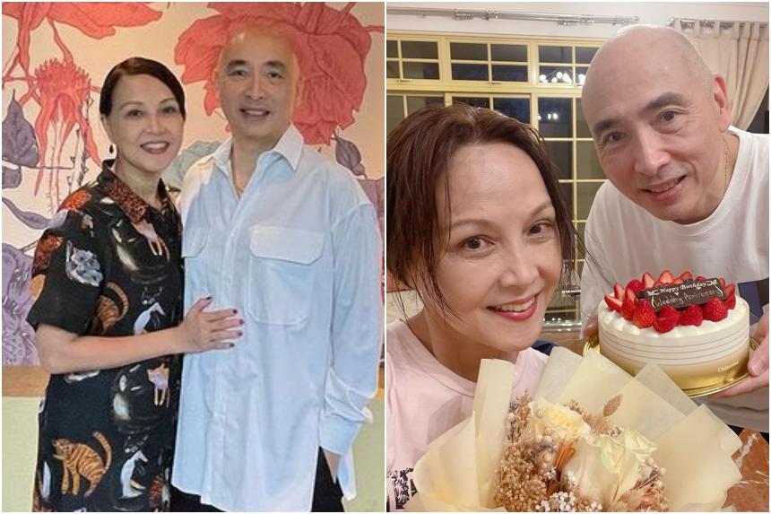 Actress Aileen Tan celebrates 21st wedding anniversary with director ...
