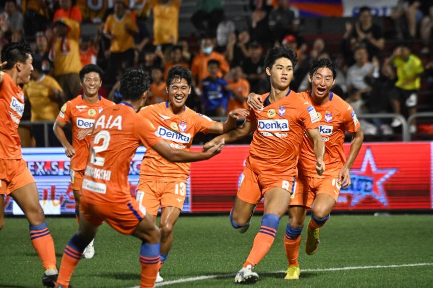 Football: Clash of SPL title favourites Albirex and Sailors marred by ...