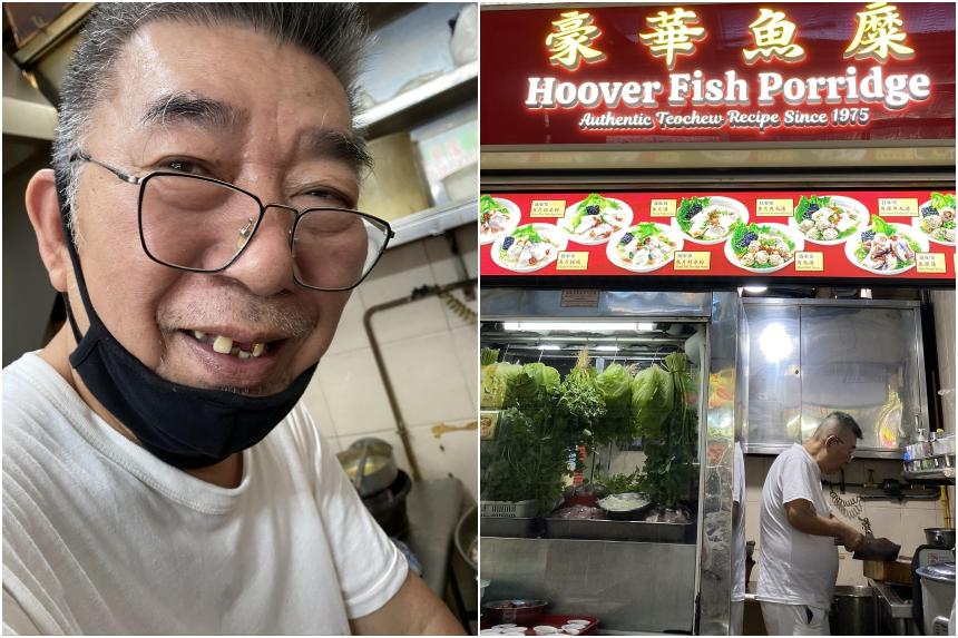 Hoover Fish Porridge hawker Yeo Cheng Huat dies at 76 | The Straits Times