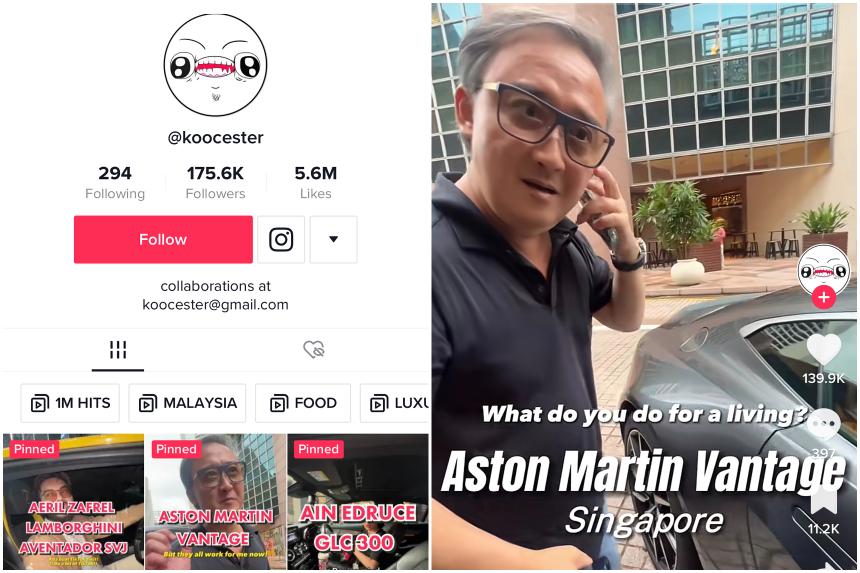 Luxury car interrogator Koocester just wants to share inspiring stories | The Straits Times