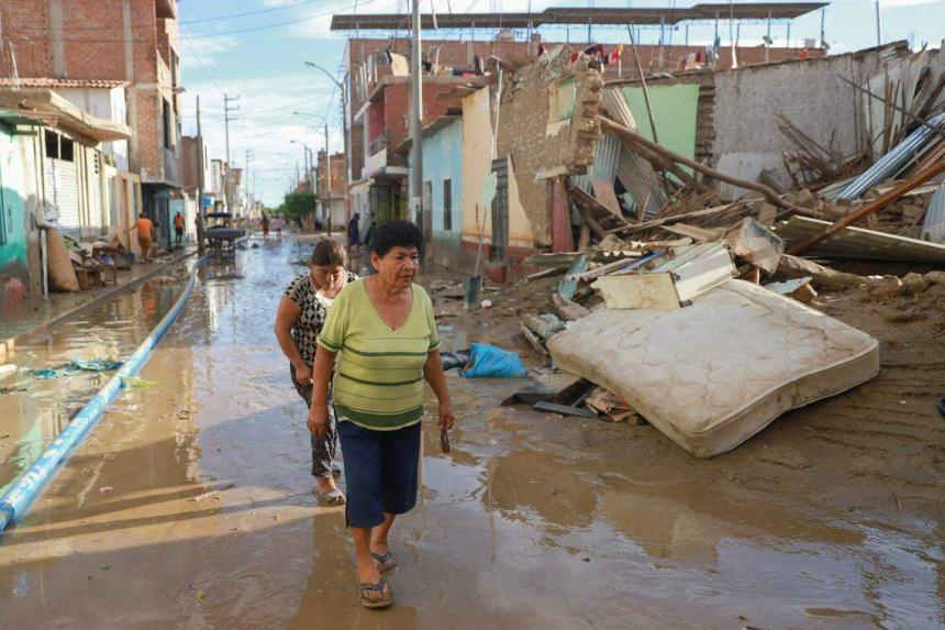 Cyclone in Peru causes major flooding, at least six dead | The Straits ...