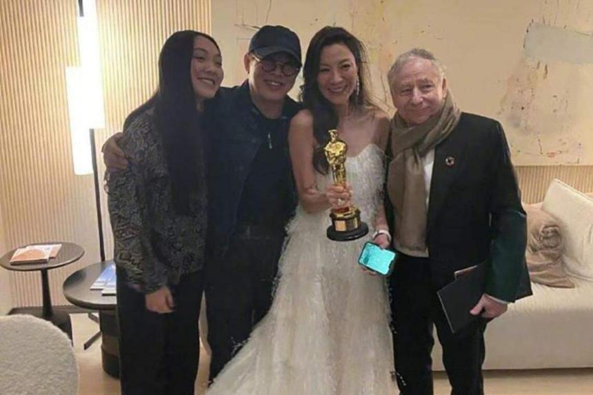 Action star Jet Li congratulates Michelle Yeoh on her Best Actress win ...