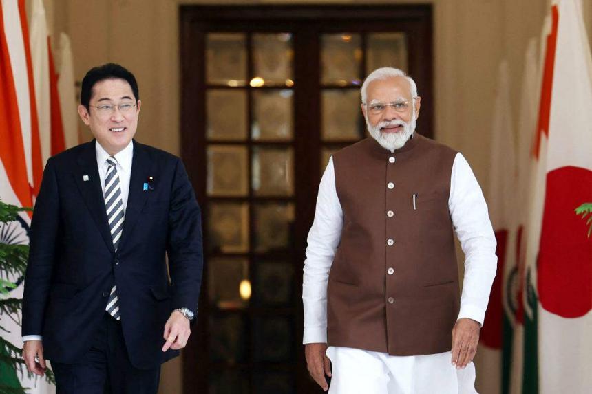 Indian, Japan PMs agree on respecting rule of law | The Straits Times