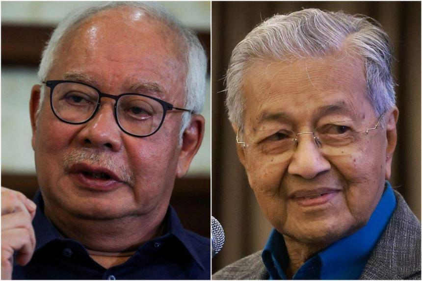 Former Malaysian PM Najib tells Mahathir to stop using the Malay card | The Straits Times