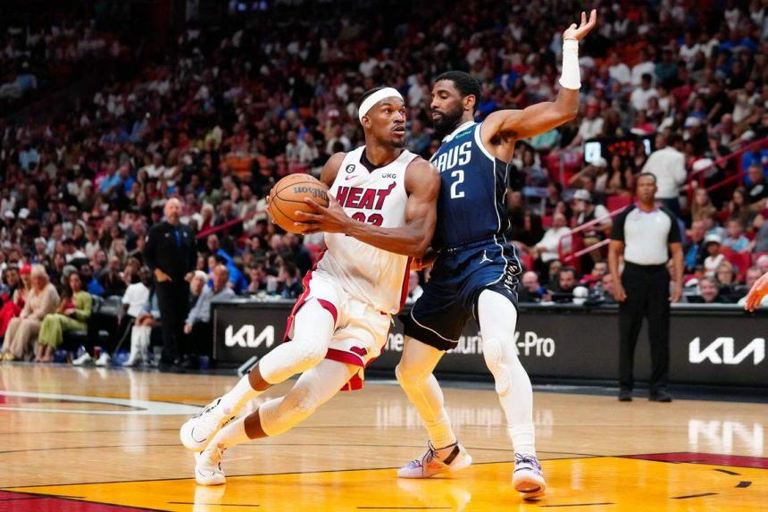 Jimmy Butler inspires Heat to victory as Mavs’ NBA play-off hopes fade ...