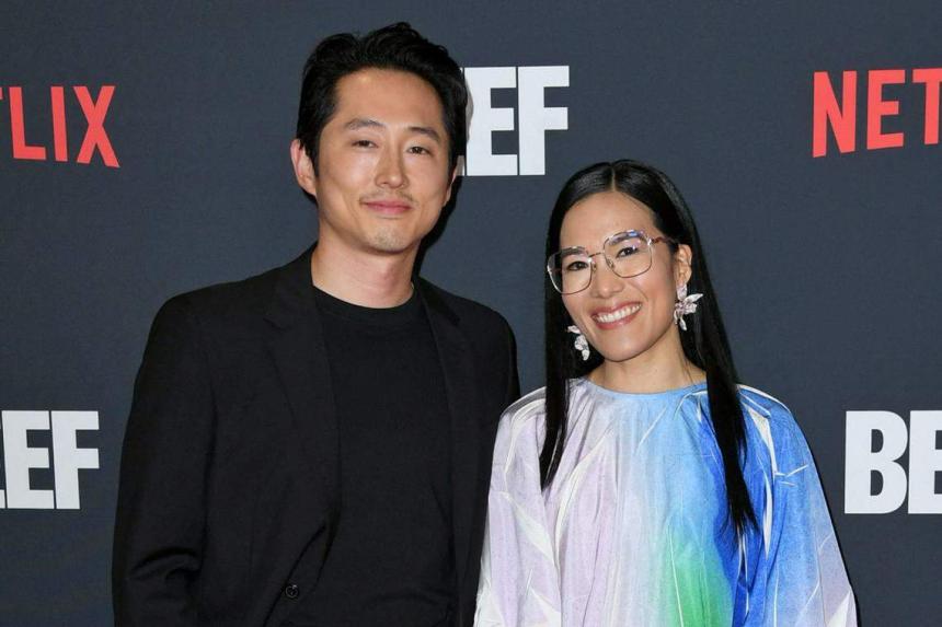 Actors Steven Yeun and Ali Wong broke out in hives after filming comedy-drama Beef | The Straits ...