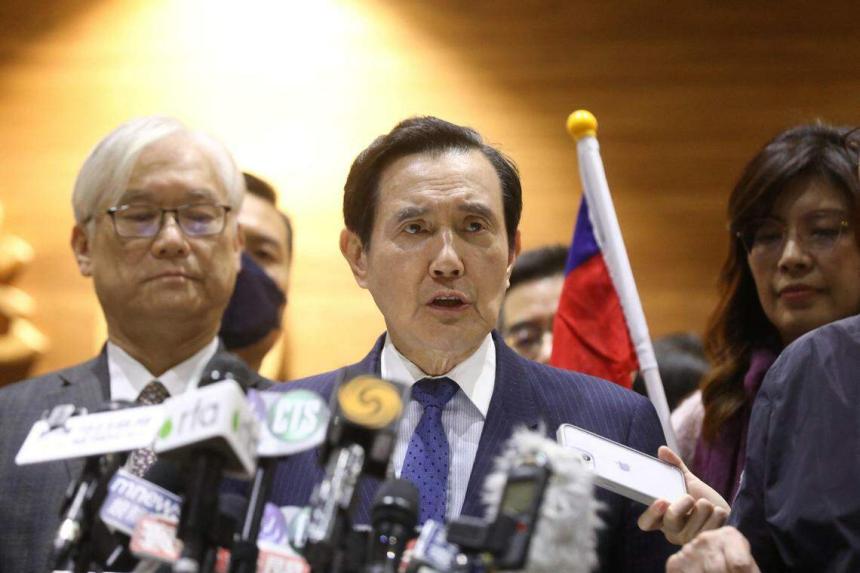Taiwan faces choice of 'peace and war', ex-president Ma Ying-jeou says ...