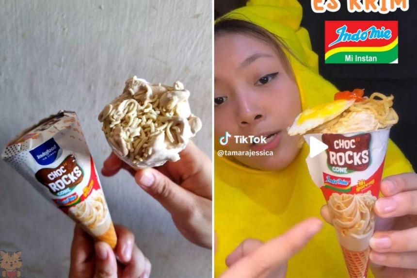 Indofood pushes limits of fusion cuisine with ice cream topped with ...