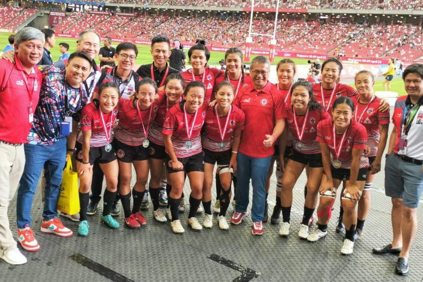 Silver for Singapore rugby women’s after 22-7 defeat by Thailand in SEA ...