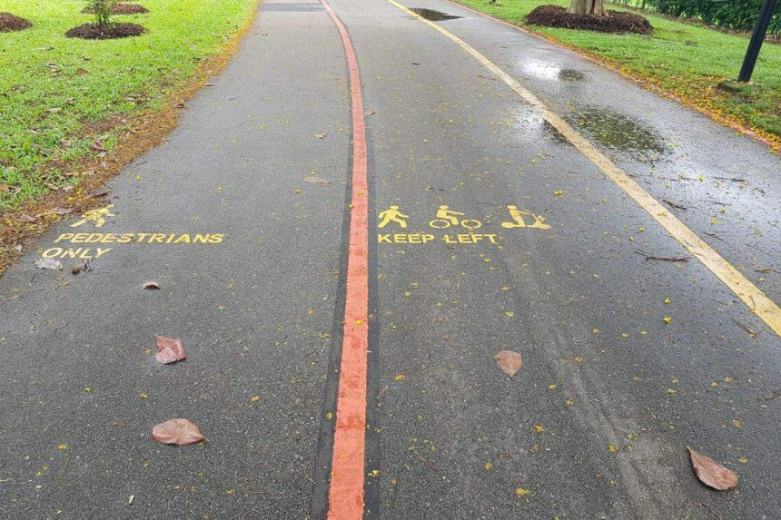 Symbols on park paths in pilot programme puzzle some users | The ...