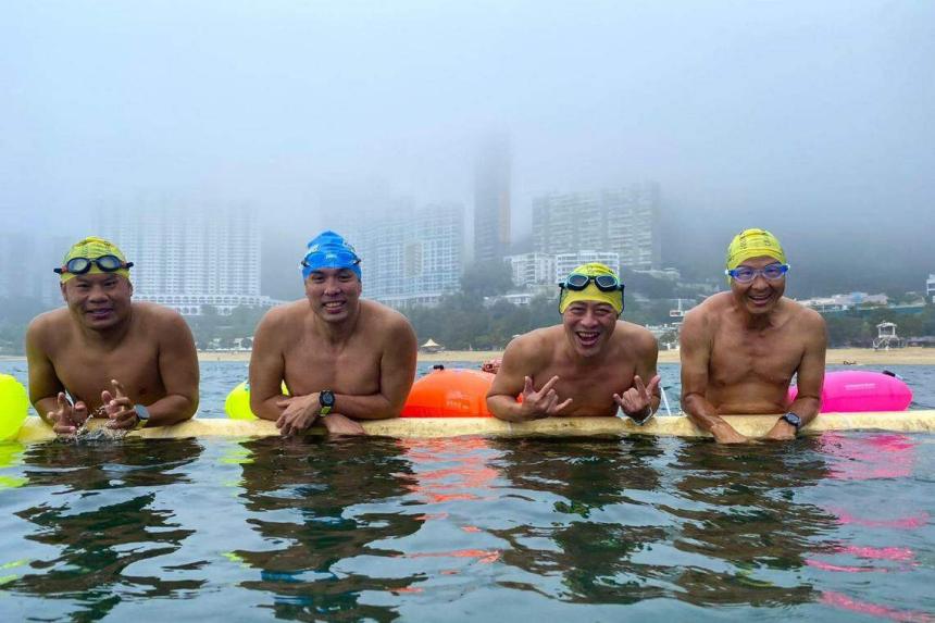 Retiree, 60, aims to master English Channel as Singapore team swim for ...