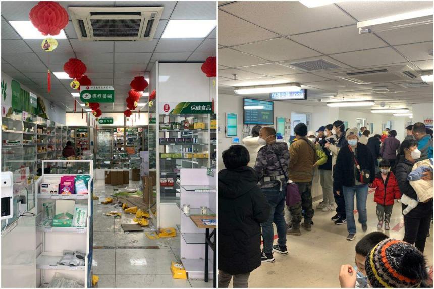 China braces itself for fresh Covid-19 wave: Empty shelves in ...