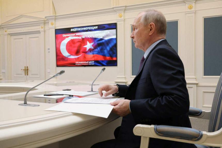 Putin hails Turkey ties as first Turkish nuclear plant inaugurated ...