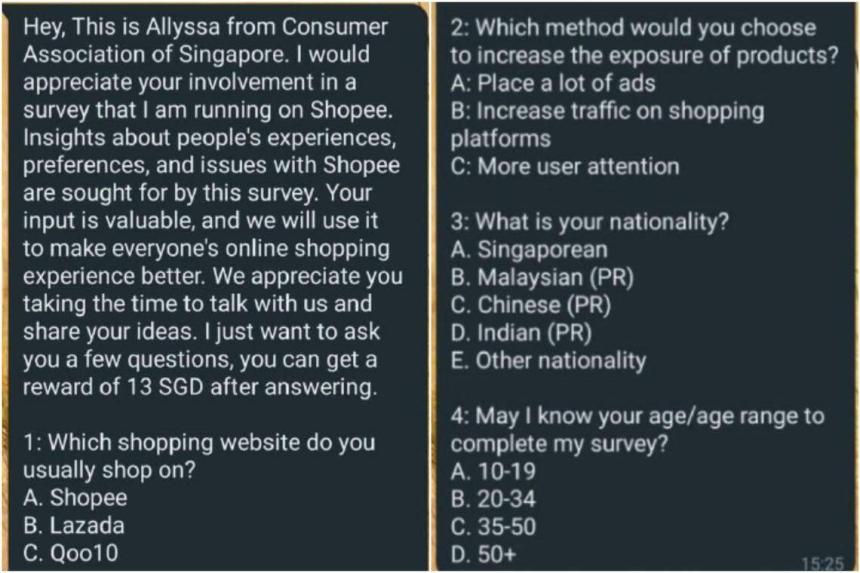 Shopping survey on WhatsApp that offers $13 payment is a new scam ...