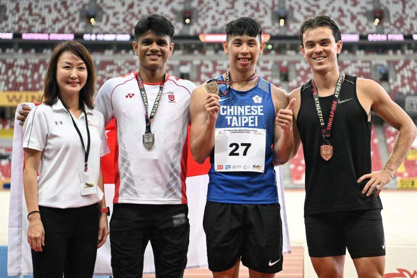 Marc Louis wins silver at Singapore Open, sets season-best 10.44sec ...