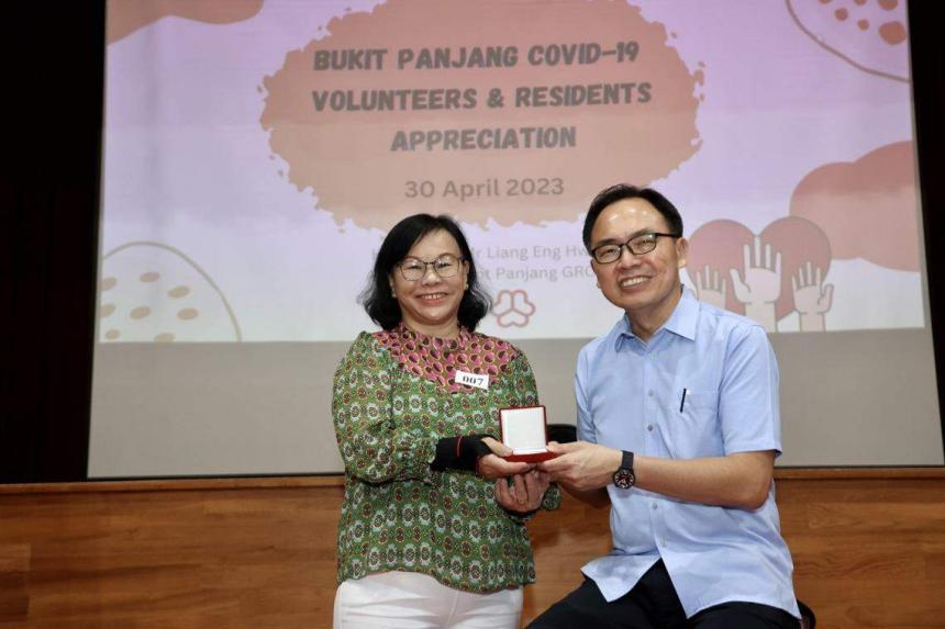 Bukit Panjang Covid-19 volunteers, PA staff given medallions as ...