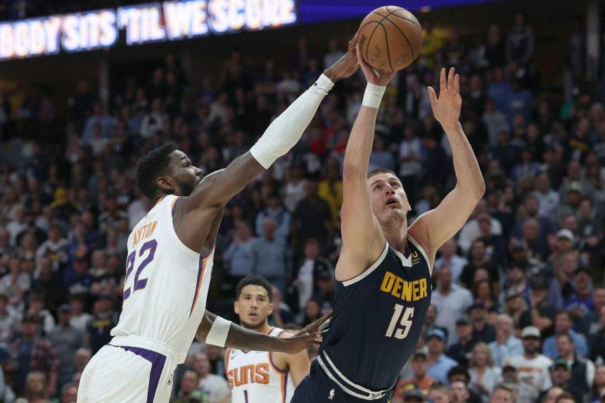 Fourth-quarter surge helps Denver Nuggets to 2-0 lead over Phoenix Suns ...