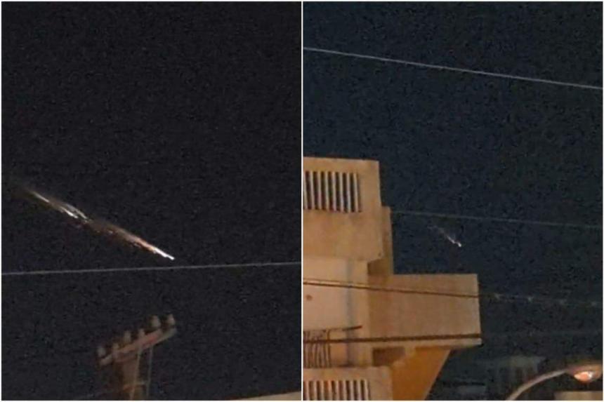 Great balls of fire! ‘Rocket debris’ lights up Japan night | The ...