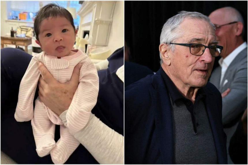 Actor Robert De Niro, 79, shares first photo of his new baby girl | The ...