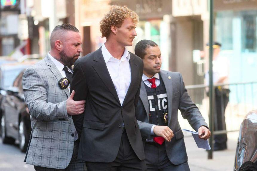 Former US Marine charged with manslaughter in New York subway chokehold ...