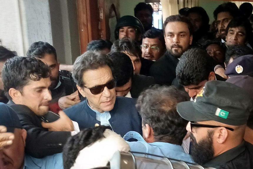 Pakistan ex-PM Khan freed on bail after unlawful arrest | The Straits Times