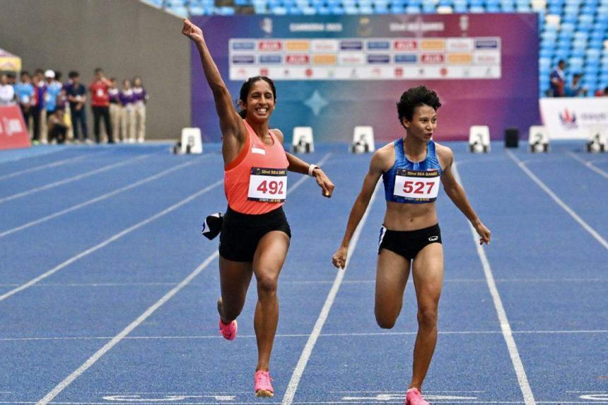 SEA Games 2023: Shanti Pereira wins first 100m gold; 1st S’porean woman ...