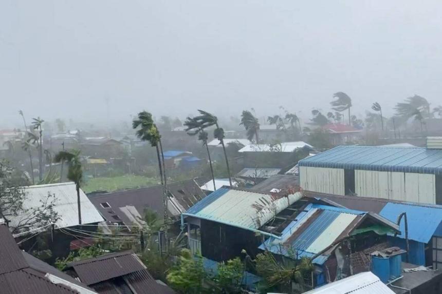 Cyclone causes floods in Myanmar port city but spares refugee camps in ...