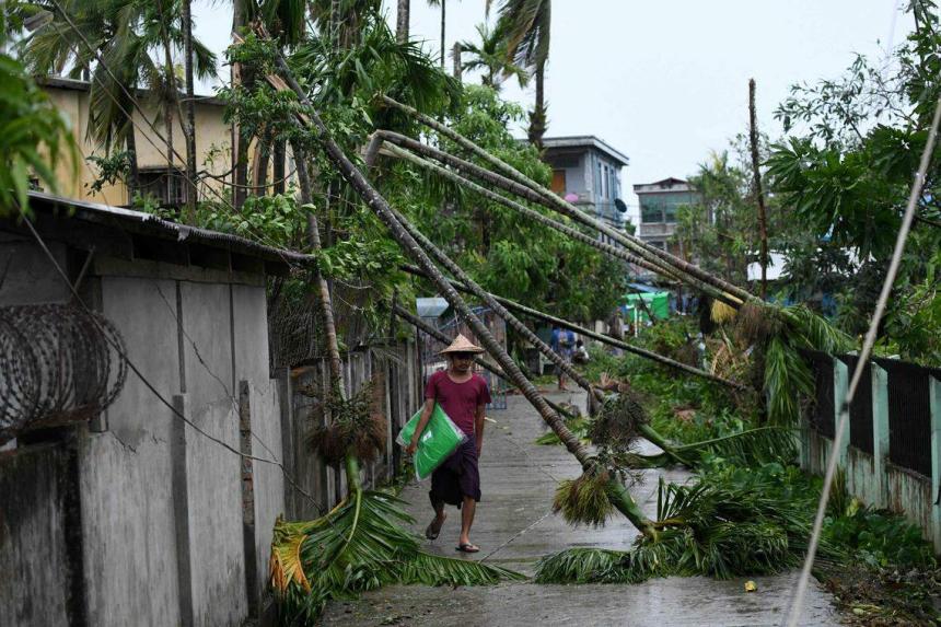 At least 3 killed, over 1,000 buildings damaged as Cyclone Mocha ...