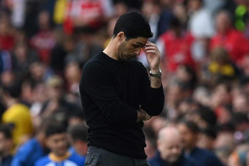 Mikel Arteta apologises for unacceptable Arsenal ‘collapse’ against ...